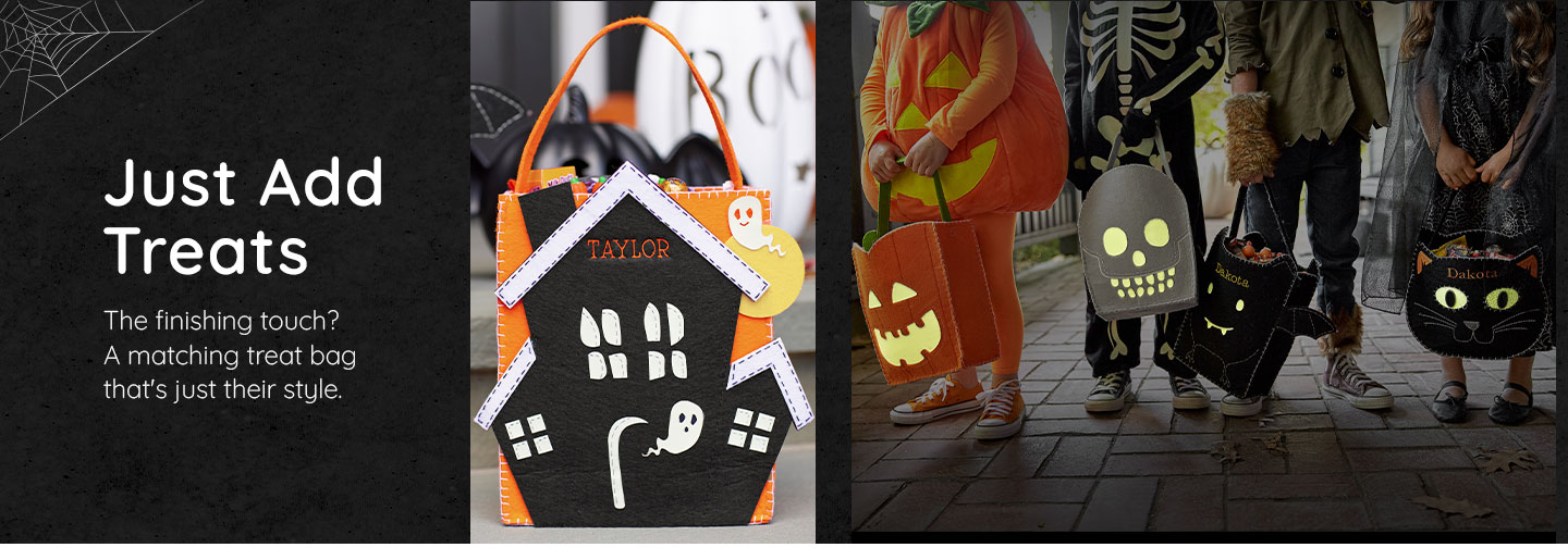 Trick Or Treat Bags & Halloween Buckets | Pottery Barn Kids