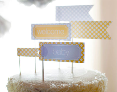 Cupcake Flags, Cake Flags & Cupcake Flags Template | Pottery Barn Kids