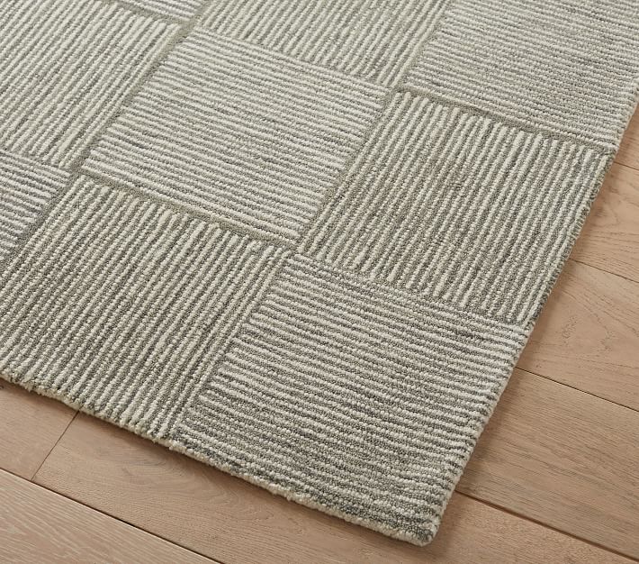 Concentric Square Tile Rug | Pottery Barn Kids