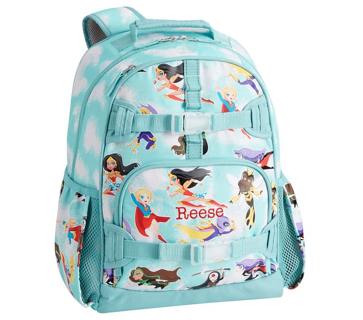 DC Girl Superheroes Glow-in-the-Dark Kids Backpack | Pottery Barn Kids