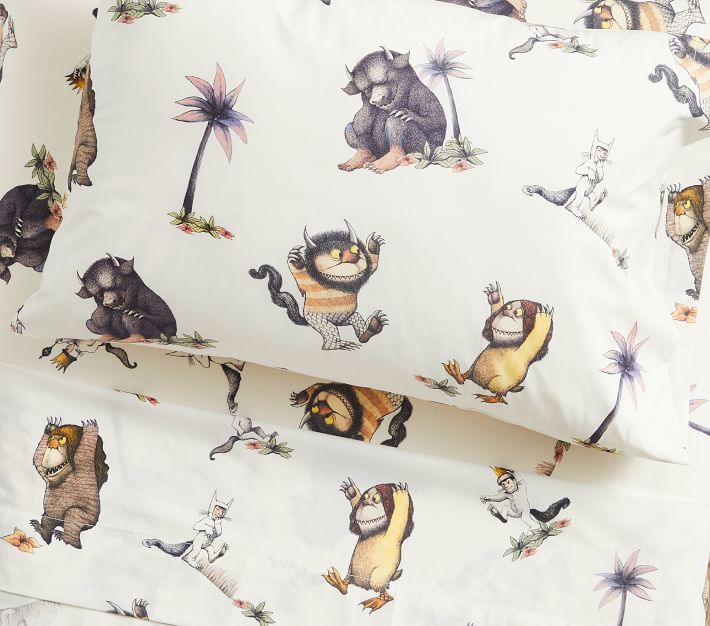 Where The Wild Things Are Organic Toddler Sheet Set & Pillowcase ...