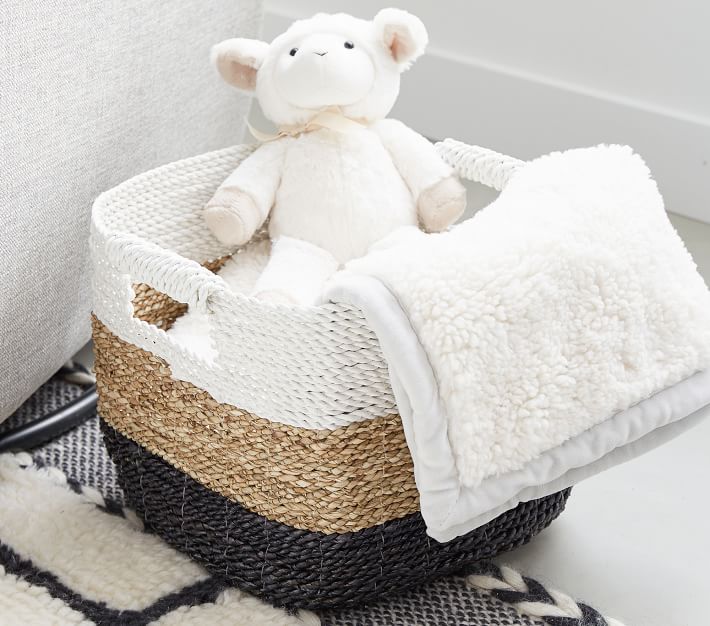 west elm x pbk Tricolor Nursery Storage | Pottery Barn Kids