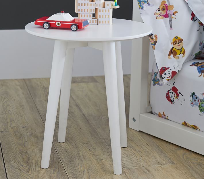 Modern Spindle Kids Side Table | Pottery Barn Kids