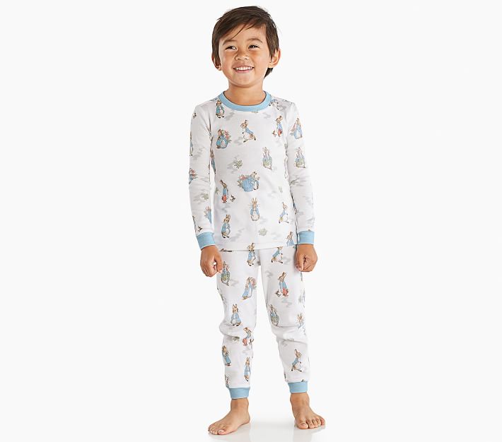 Peter Rabbit™ Organic Family Pajamas Collection | Pottery Barn Kids