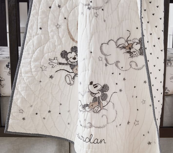 Disney Mickey Mouse Baby Quilt | Pottery Barn Kids