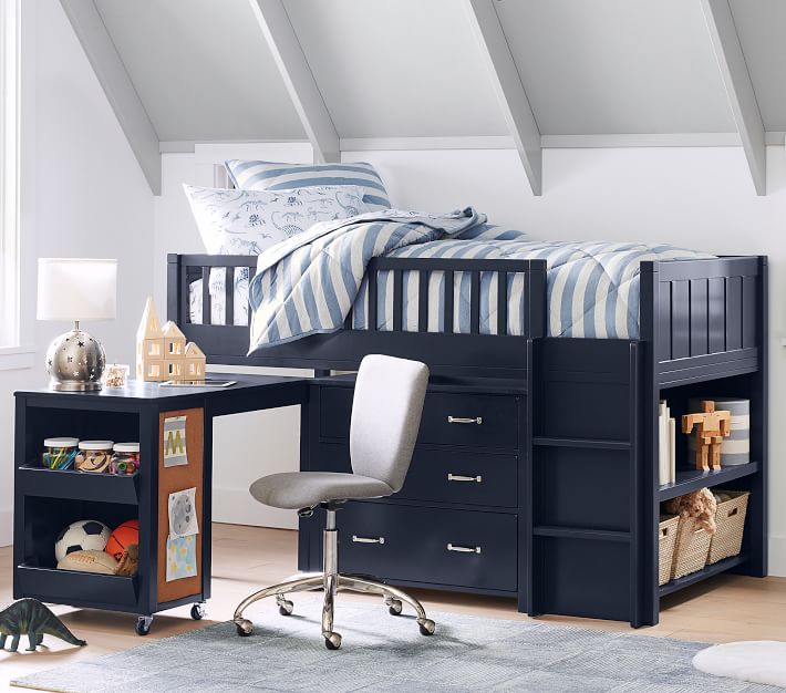 Concentric Square Tile Rug | Pottery Barn Kids