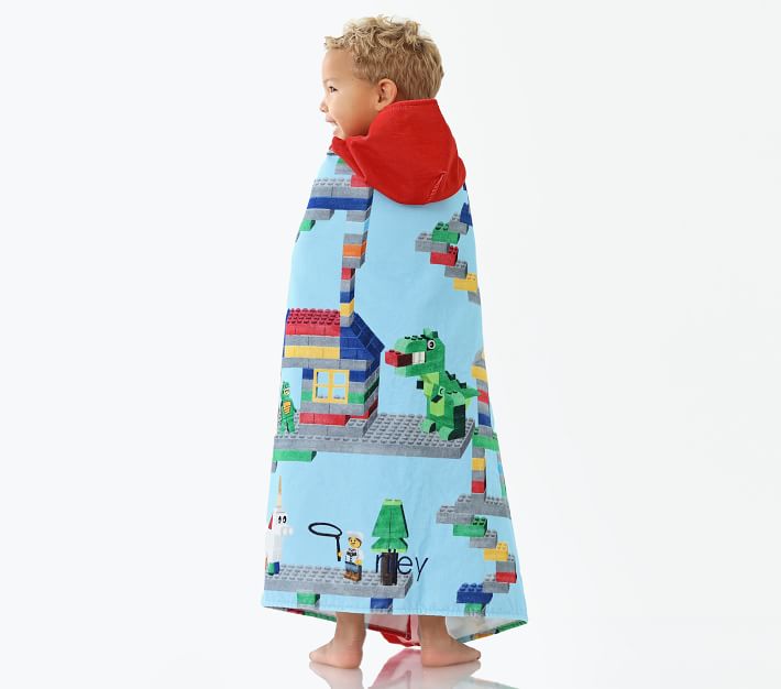 LEGO® Kid Beach Hooded Towel | Pottery Barn Kids