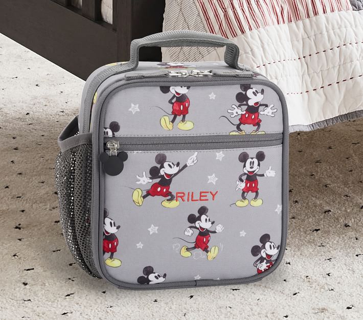 Mackenzie Gray Disney Mickey Mouse Lunch Boxes | Pottery Barn Kids