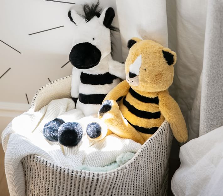 Zebra Cuddle Plush | Pottery Barn Kids