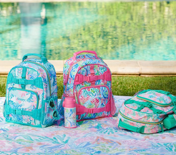 Mackenzie Lilly Pulitzer Mermaid Cove Backpacks | Pottery Barn Kids