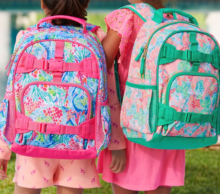 Mackenzie Lilly Pulitzer Mermaid Cove Backpacks | Pottery Barn Kids