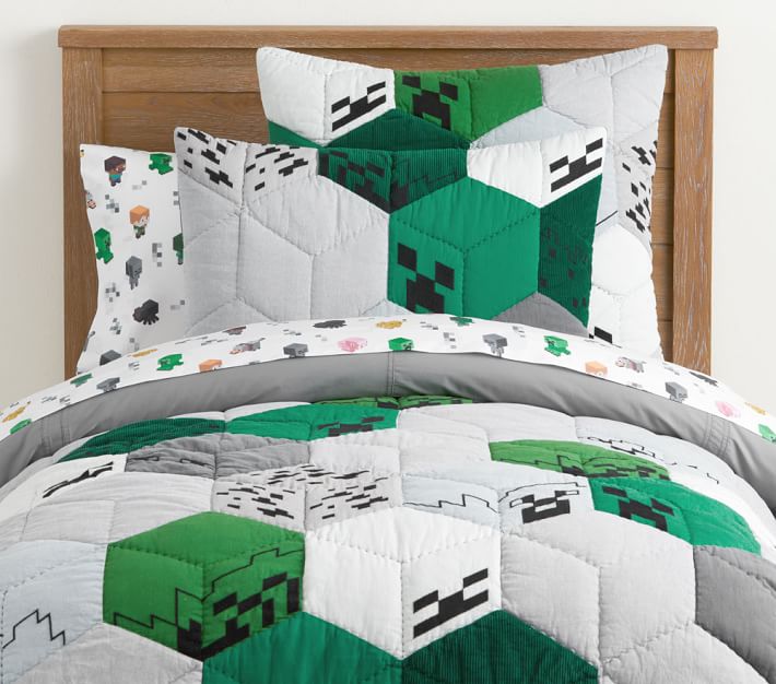 Minecraft Kids' Comforter Set | Pottery Barn Kids