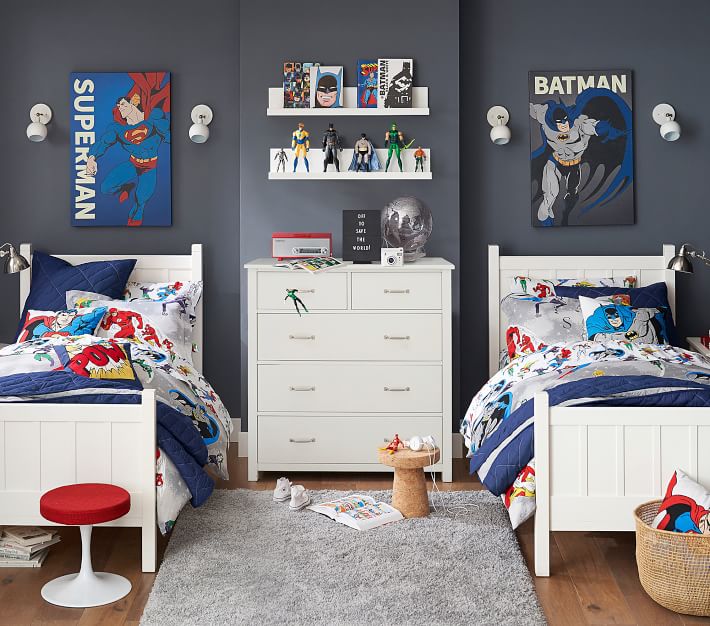 DC Comics Glow In The Dark Wall Art | Kids Wall Art | Pottery Barn Kids
