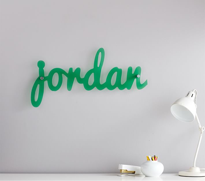 Personalized Acrylic Wall Letters | Pottery Barn Kids