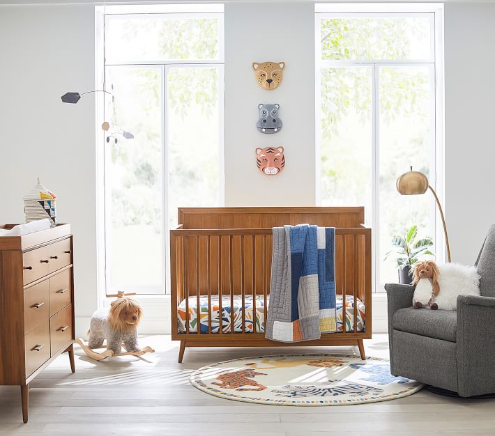 west elm x pbk Mid Century Lion Plush Rocker | Animal Rocker | Pottery ...