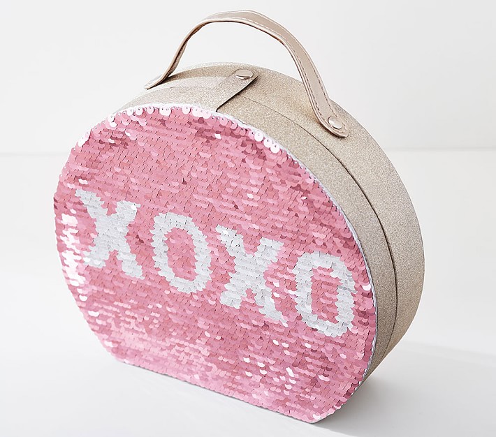 Pink Magic Sequin Kids Jewelry Box | Pottery Barn Kids