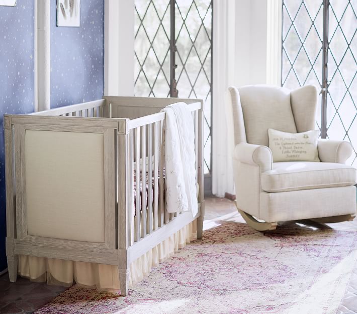Wingback Convertible Rocking Chair & Ottoman | Pottery Barn Kids