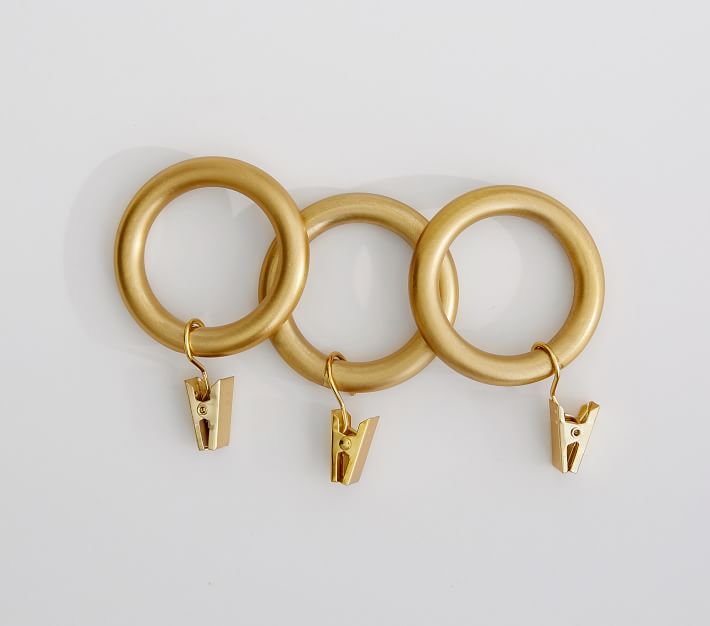 Metal Clip Rings - Set of 10 | Kids Window Hardware | Pottery Barn Kids