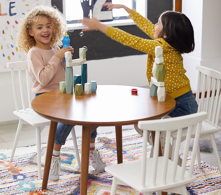 west elm x pbk Spindle Modern Kids Play Table | Pottery Barn Kids