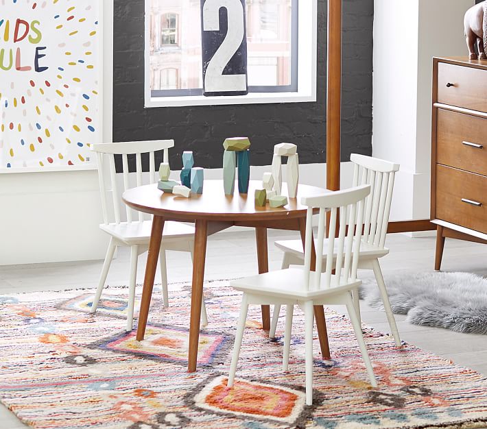 west elm x pbk Spindle Modern Kids Play Table | Pottery Barn Kids