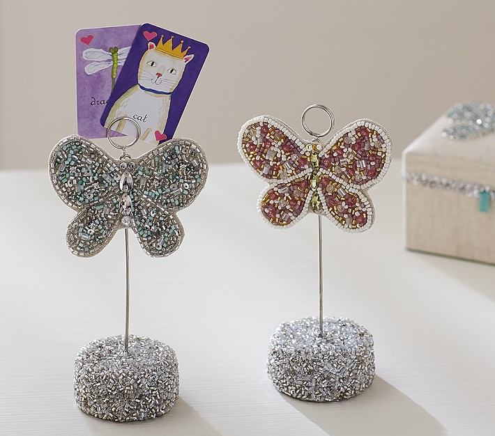 Beaded Butterfly Stand | Kids Room Decor | Pottery Barn Kids