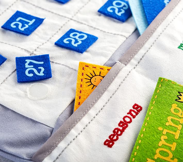 Felt Learning Calendar | Educational Toys For Kids | Pottery Barn Kids