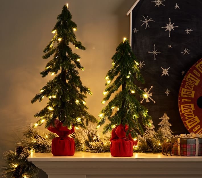 Light-Up Faux Trees | Christmas Decorations | Pottery Barn Kids