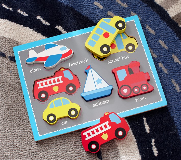 Vehicle Puzzle | Baby Toy | Pottery Barn Kids