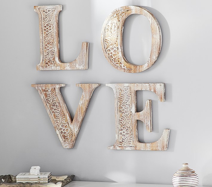 LOVE Boho Wall Letters | Pottery Barn Kids