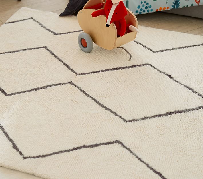 west elm x pbk Baby Souk Modern Kids Rug | Pottery Barn Kids