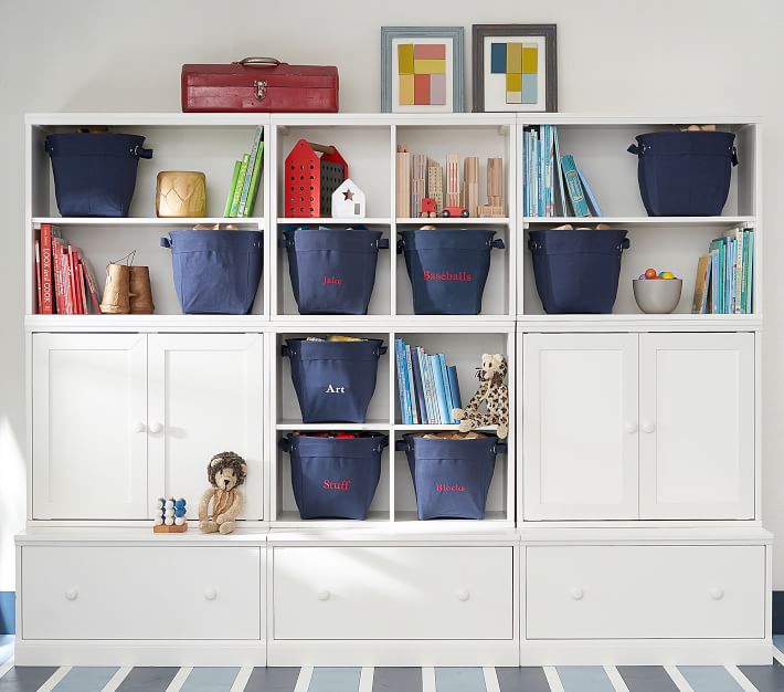 Build Your Own Cameron Wall System | Playroom Storage | Pottery Barn Kids