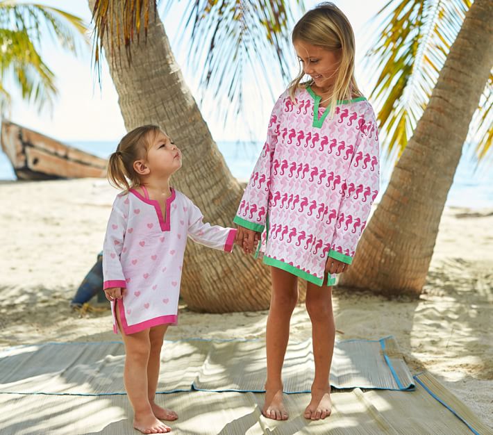 Seahorse Beach Kids Beach Tunic | Pottery Barn Kids