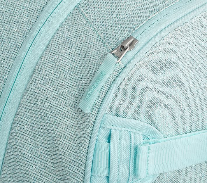 Aqua Sparkle Glitter Kids Backpacks | Pottery Barn Kids