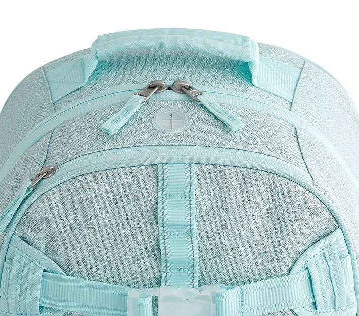 Aqua Sparkle Glitter Kids Backpacks | Pottery Barn Kids