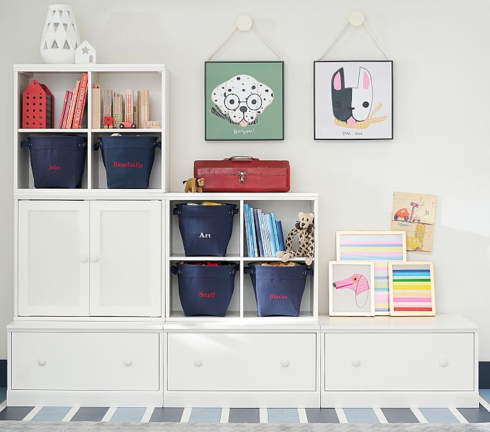 Build Your Own Cameron Wall System | Playroom Storage | Pottery Barn Kids