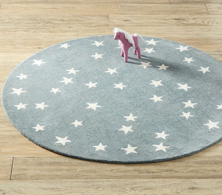 Starry Skies Round Rug | Pottery Barn Kids