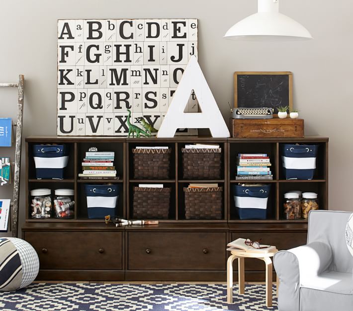 Build Your Own Cameron Wall System | Playroom Storage | Pottery Barn Kids