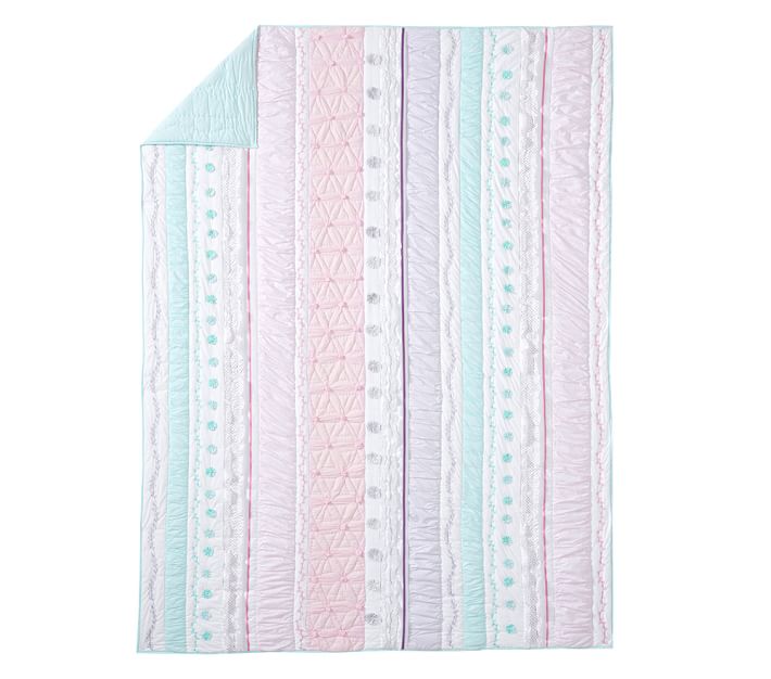 Bailey Ruffle Kids' Comforter Set | Pottery Barn Kids