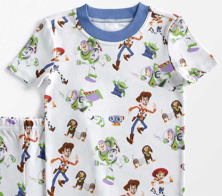 Disney and Pixar Toy Story Organic Short Sleeve Pajama Set | Pottery ...
