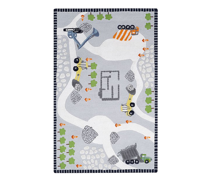 Construction Rug | Patterned Rugs | Pottery Barn Kids