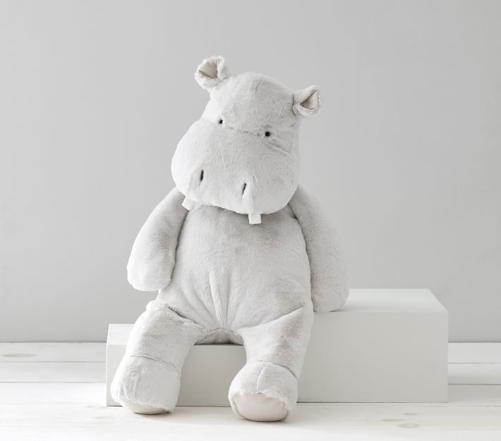 Gray Hippo Nursery Plush| Stuffed Animal | Pottery Barn Kids