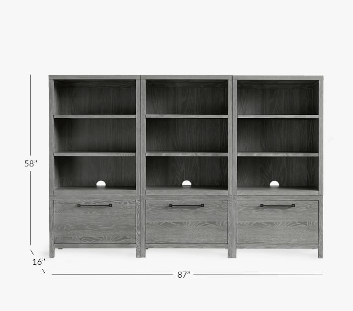 Charlie Wall 3 Drawer Base Set | Playroom Storage | Pottery Barn Kids