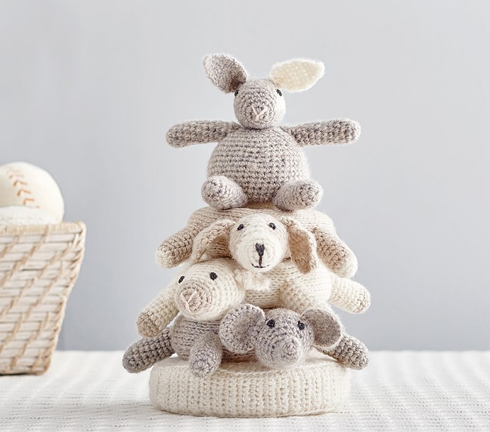 Knit Plush Stacker | Baby Toy | Pottery Barn Kids