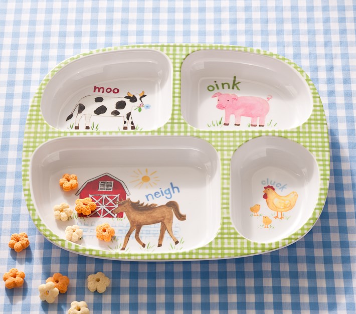 Farm Divided Plate | Pottery Barn Kids