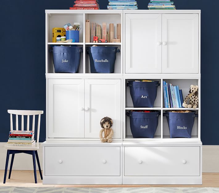 Build Your Own Cameron Wall System | Playroom Storage | Pottery Barn Kids