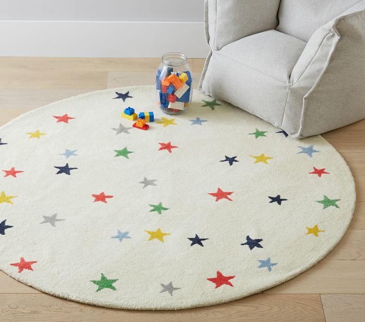 Starry Skies Rainbow Rug | Pottery Barn Kids