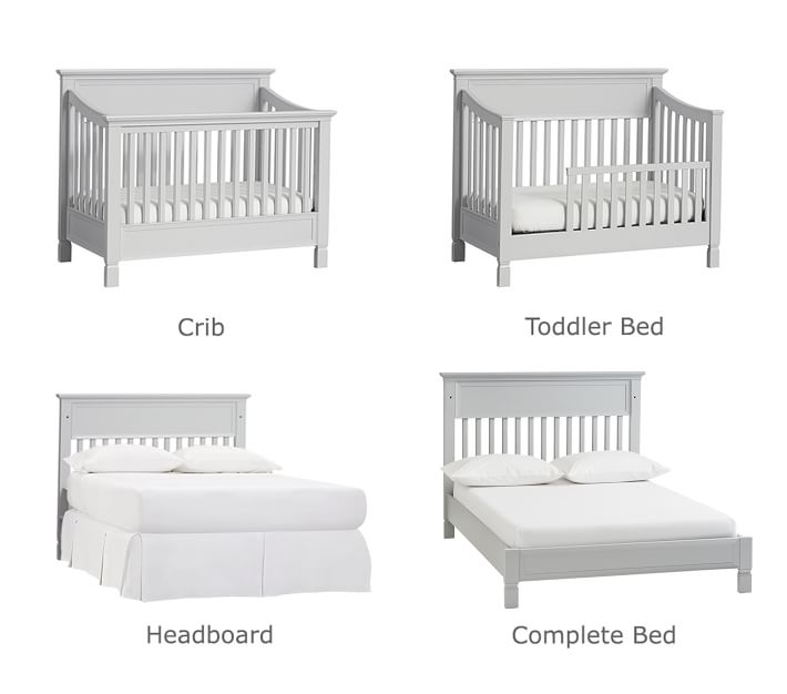 Larkin 4-in-1 Convertible Baby Crib | Pottery Barn Kids