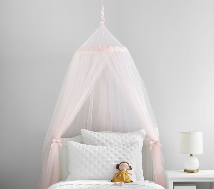 Blush Classic Tulle Canopy | Pottery Barn Kids