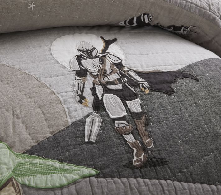 Star Wars™ The Mandalorian™ Quilt & Shams | Pottery Barn Kids