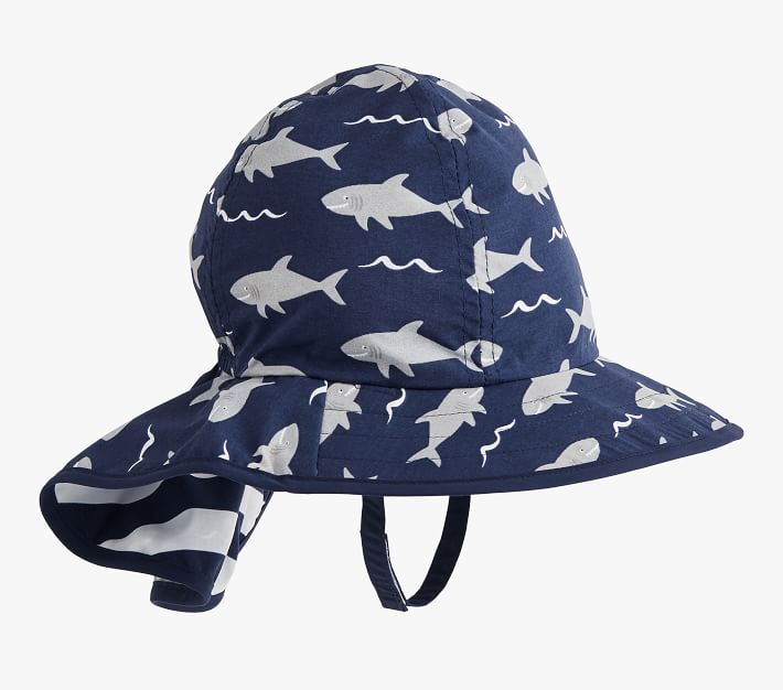Shark Diaper Cover & Reversible Hat | Pottery Barn Kids